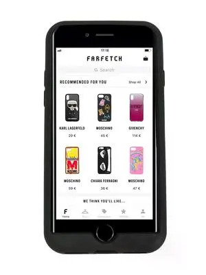 Stella McCartney Stars Embellished Iphone 7 Case - Black