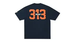 PALACE Detroit Tigers Tee Shirt - Navy Blue