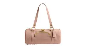 COACH Kisslock Barrel Bag