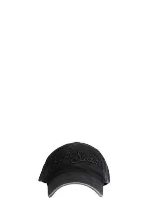 Acne Studios Embroidered Logo Cap - Black