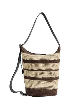 Loewe Loop Bucket Medium Bag - Beige