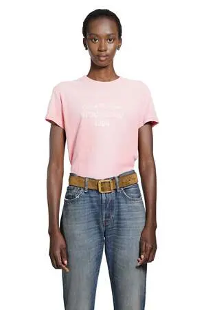 Acne Studios Fitted Logo T-shirt - Pink