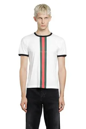 Gucci Web And Crest T-shirt