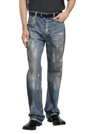 Mastercraft Union Relaxed Gurisu Distressed Vintage Jeans