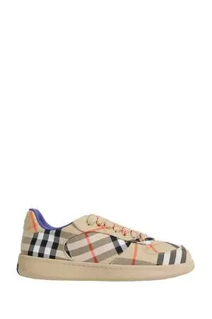 Burberry Check Terrace Sneakers - Beige