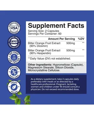 NATURE'S CRAFT Diosmin Hesperidin Complex Capsules