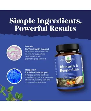 NATURE'S CRAFT Diosmin Hesperidin Complex Capsules