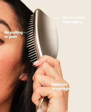TANGLE TEEZER Chrome Ultimate Detangler Hairbrush