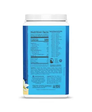 SUNWARRIOR Organic Warrior Blend Protein + Greens Powder