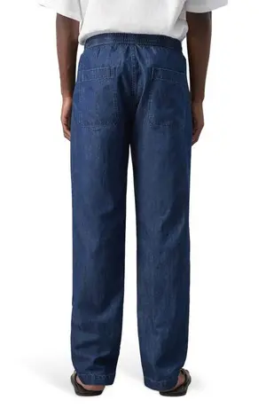 Mango Regular Fit Drawstring Waist Jeans