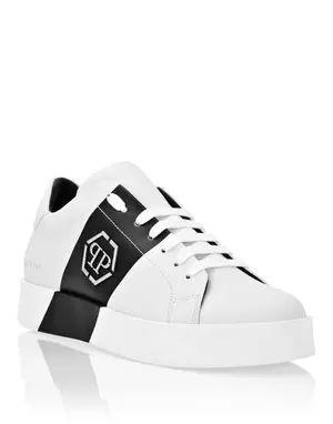 Philipp Plein Lo-top Sneakers Hexagon - White/black
