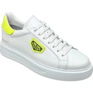 Philipp Plein Low-top Sneakers Titan Plein Unisex White/yellowfluo