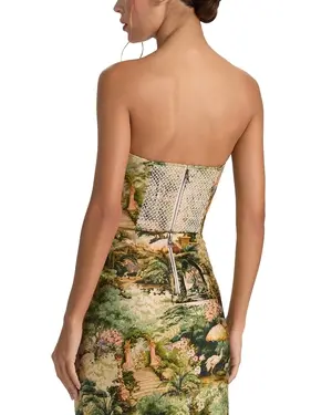 Alice + Olivia Ceresi Smocked Back Bandeau Top