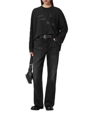 ALLSAINTS Fable Mid Rise Bootcut Jeans