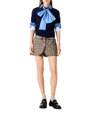Maje Tonal Rhinestone Sweater