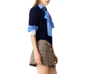 Maje Tonal Rhinestone Sweater