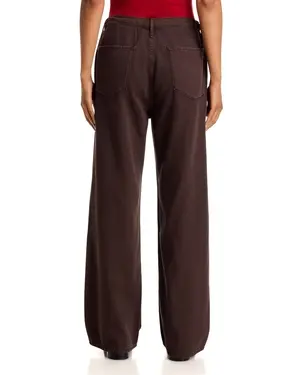 Rag & Bone Phoebe Featherweight Drawstring High Rise Wide Leg Jeans