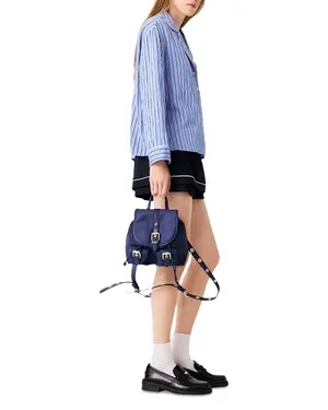 Maje Striped Embroidered Shirt