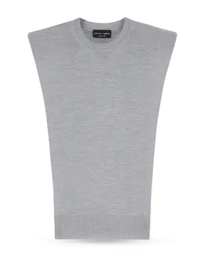 Emporio Armani Virgin Wool Knit Top