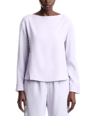 Emporio Armani Long Sleeve Top - Lilac