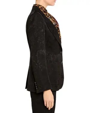 Etro Peak Lapel Fitted Jacket