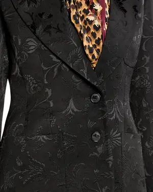 Etro Peak Lapel Fitted Jacket