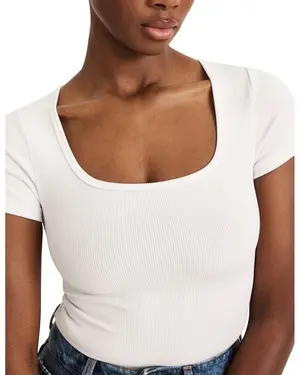 KNIX Sculpt Ribbed Scoop Tee