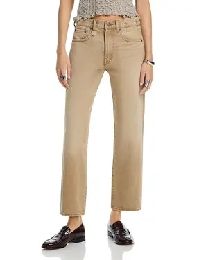 R13 Ash High Rise Boyfriend Ankle Jeans