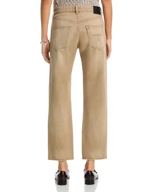 R13 Ash High Rise Boyfriend Ankle Jeans