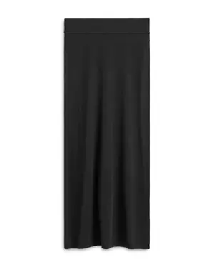 TOTEME Long Knit Skirt - Black