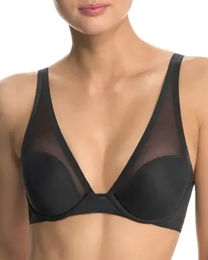 Natori True Zen Plunging T-shirt Bra Black