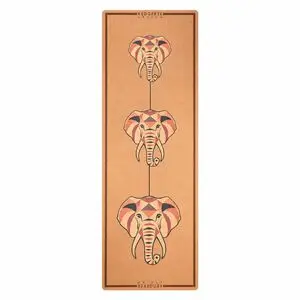 KEDGEREE DESIGN The Trinity Elephant Alignment Mat - Blue