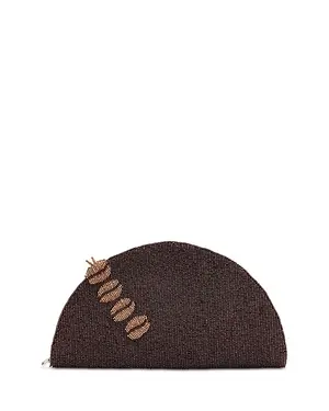 SIMONMILLER Beaded Clutch - Espresso