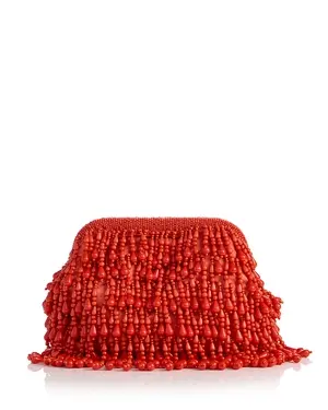 SIMONMILLER Beaded Drop Clutch - Orange