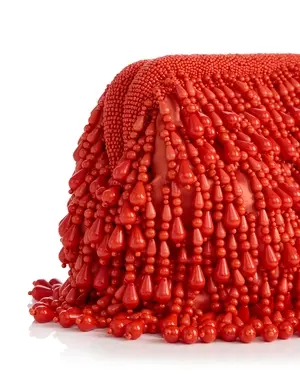 SIMONMILLER Beaded Drop Clutch - Orange