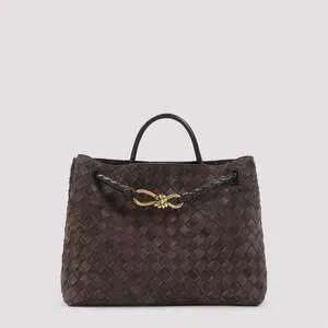 Bottega Veneta Medium Suede Handbag - Brown