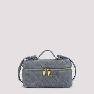 Bottega Veneta Mini Intrecciato Handbag - Blue