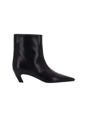 Khaite Pointed-toe Ankle Boots
