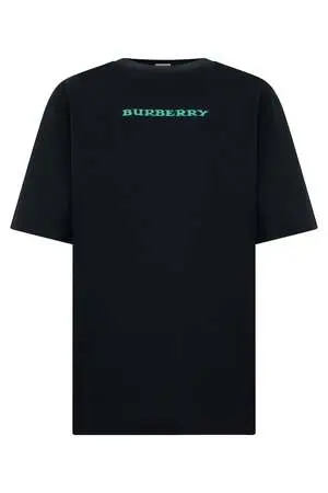 Burberry Cotton T-shirt With Graphic Application