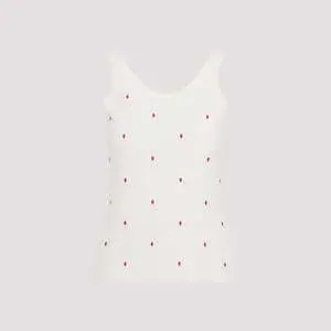 Bottega Veneta Tank Top - White