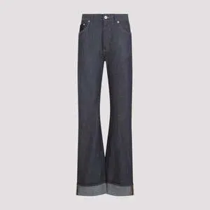 Bottega Veneta Intrecciato Pocket Mini Jeans - Blue