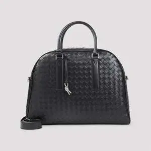 Bottega Veneta Woven Leather Tote Bag - Black