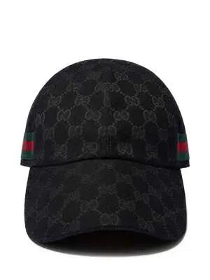 Gucci Monogrammed Baseball Cap - Blackdgren