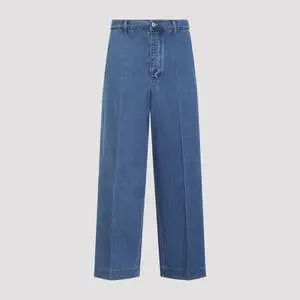 Bottega Veneta Straight-leg Cotton Jeans