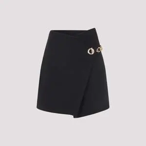 Celine Wool Mini Skirt For - Black