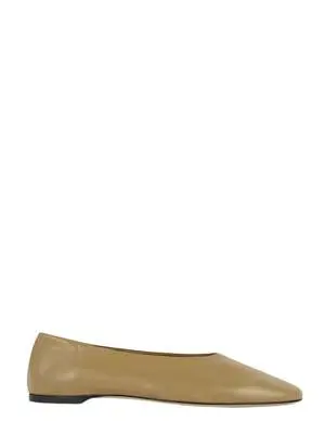 TOTEME Nappa Leather Ballet Flats - Yellow
