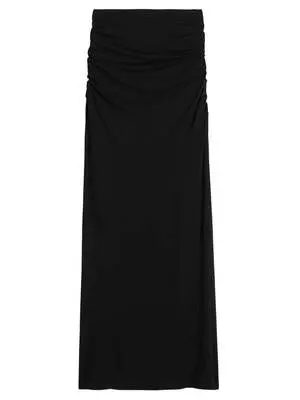 TOTEME Long Draped Waist Modal Skirt - Black