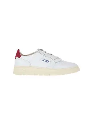 AUTRY Leather Lace-up Sneakers - White