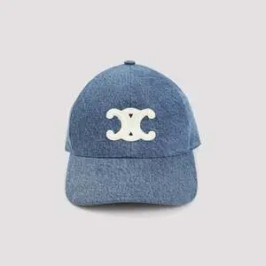 Celine Triomphe Baseball Cap - Blue