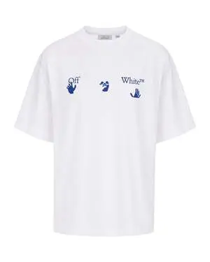 Off-White Graphic Cotton T-shirt - White